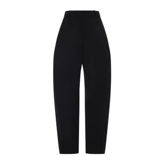 Givenchy Schwarze Wollhose Stilvoll - - Trousers - Damen - Schwarzk - XS