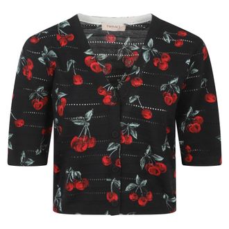 Twinset Femme, Pulls, Noir, Taille: 44 FR Twin-set Sweaters