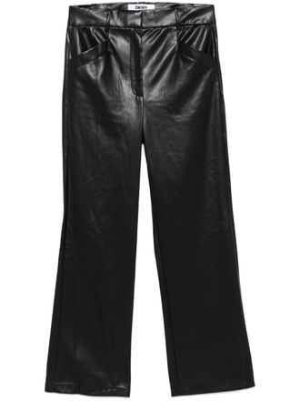 DKNY pantalon à coupe évasé - Noir