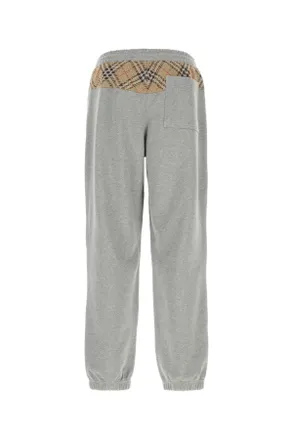 Burberry Mens Cotton Joggers Gray