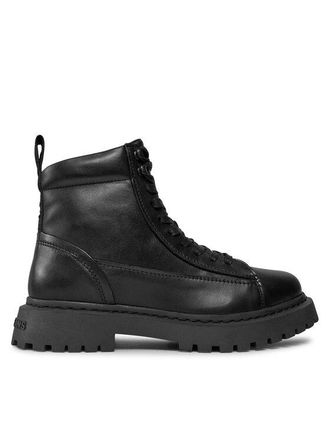 Tommy Jeans Schn&uuml;rschuhe Tjm Lace Up Boot EM0EM01363 Schwarz