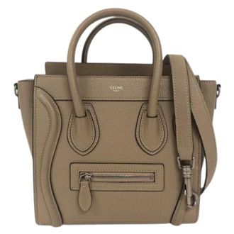 Celine Sac &agrave; main vintage Pre-owned - Femme - Pre-owned - Beige - Taille: ONE Size