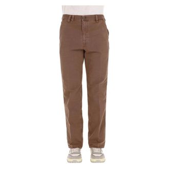 Haikure Braune Canvas Hose Warren Modell - - Trousers - Herren - Braun - W35