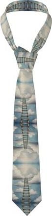 Generic Cravate Homme &Eacute;chelle Vers Les Nuages Cravate &Eacute;troite De Soie Doux DAffaires Cravatte, Pour Travail, F&ecirc;te, DAffaires