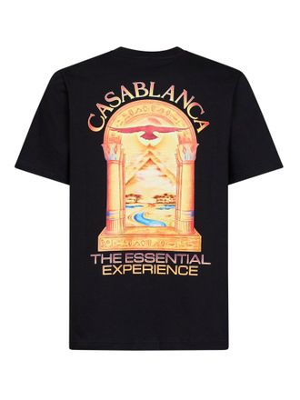 Casablanca Hermons Mirage Arch Artwork T-Shirt - Black