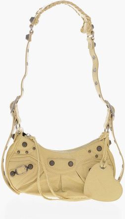 Balenciaga Crinkled Leather LE CAGOLE Shoulder Bag with Heart-Shaped Mi Gr&ouml;&szlig;e Uni