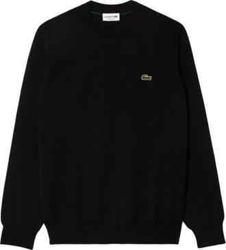 Lacoste Homme, Pulls, Noir, Taille: 4XL Jersey Avec Logo