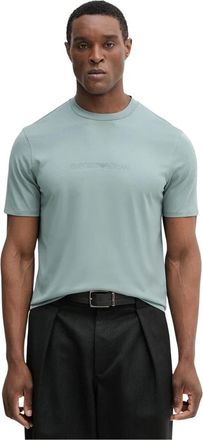 Emporio Armani Homme, Tops, Vert, Taille: XL T-shirt col rond