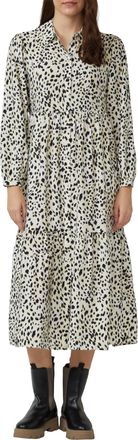 s.Oliver Strukturiertes Viskosemix-Kleid im A-Shape mit Eingrifftaschen