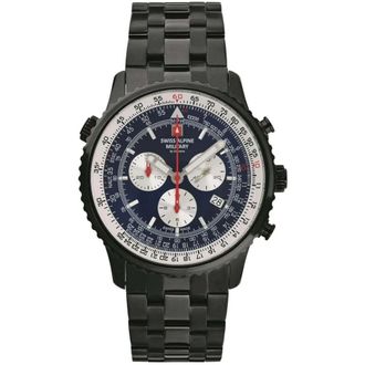 Swiss Alpine Military Chronograph-Uhr - - Accessories - Herren - Schwarzk - ONE SIZE