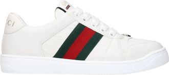 Gucci Baskets Gucci Pour Femme Cuir Blanc