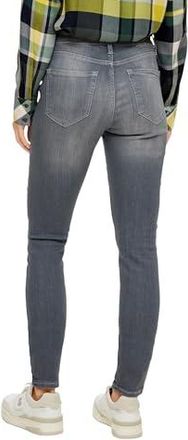 s.Oliver Sales GmbH & Co. KG / s.Oliver Izabell Pantalon en Jean pour Femme, Coupe Skinny Leg, Gris, 32W x 32L