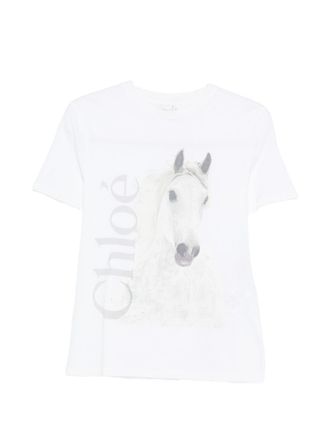 Chlo&eacute; Chlo&eacute; T-shirt en coton imprim&eacute;