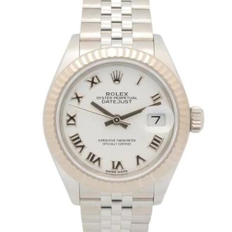 Rolex Pre-owned Datejust 28 - Femme - Pre-owned - Blanc - Taille: ONE Size