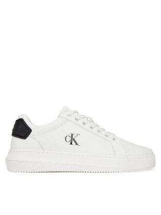 Calvin Klein Jeans Sneakers Chunky Cupsole Ru Patch Lth YM0YM01296 Wei&szlig;