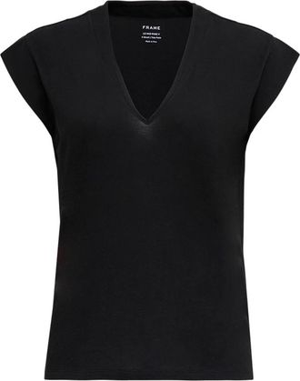 Frame Denim Femme, Tops, Noir, Taille: 38 FR Polo Chemises