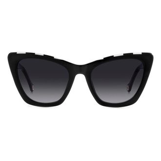 Carolina Herrera Womens Black Acetate Sunglasses