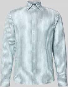 Seidensticker Regular Fit Business-Hemd aus Leinen mit Kentkragen