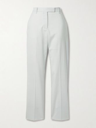 Proenza Schouler Teddy Hose Mit Geradem Bein Aus Baumwoll-twill - Grau