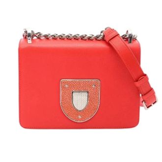 Dior Pre-owned Diorama Leder Schultertasche - - Pre-owned - Damen - Rot - ONE SIZE