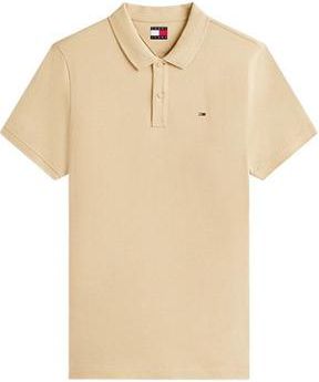 Tommy Jeans POLO BEIGE - GENTLE GOLD - XS
