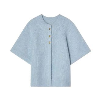 Busnel Vilanie Cardigan - - Knitwear - Damen - Blau - M