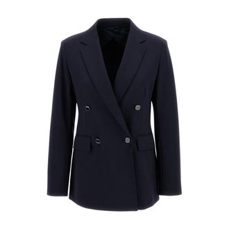 Max Mara Mstriviera Blazer - - Jackets - Damen - Blau - L