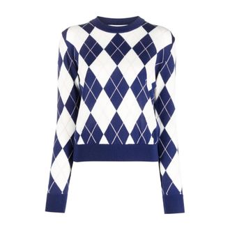 Msgm Rundhals-Strickware - - Knitwear - Damen - Mehrfarbig - S