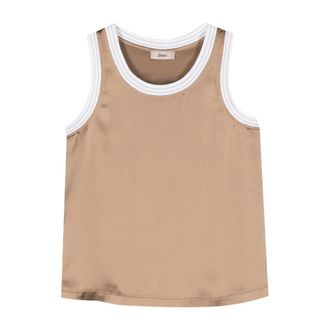 Herno Femme, Tops, Beige, Taille: 36 FR Hauts sans manches