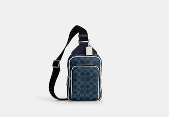 Coach Racer Sling Pack Aus Signature-Canvas