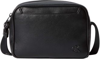 Calvin Klein Herren Strap Camera Bag Lv04d3129g Crossover, Black (Black/White Webbing)