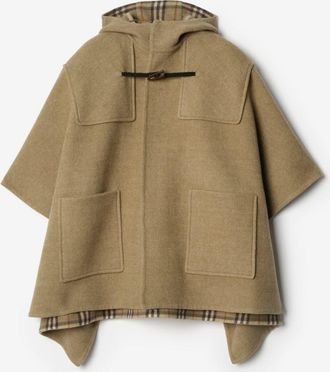 Burberry Cape duffle-coat en laine