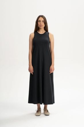 Mela Damen vegan Maxikleid Mahika Schwarz