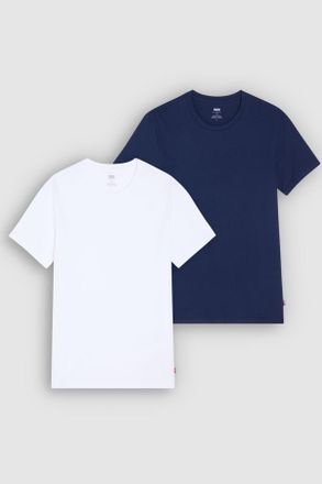 Levi's T Shirt Lot De 2 - Homme - Multicolore / Dress Blues / White - 2XL