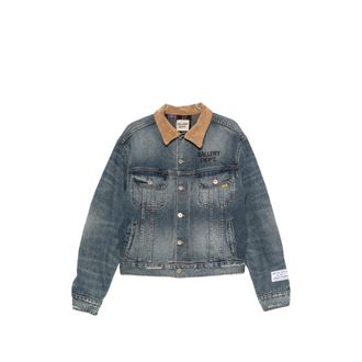 Gallery Dept. Logo-print Contrast-collar Jacket