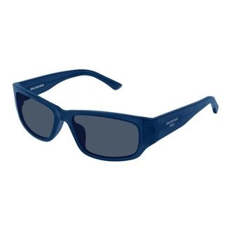 Balenciaga Rechteckige Sonnenbrille - - Accessories - unisex - Blau - 57 MM
