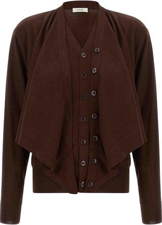 Christophe Lemaire Cardigan - Rouge Brun