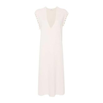 Max Mara Lange Strickware - - Dresses - Damen - Beige - S