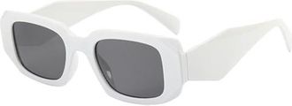 Generic Lunettes De Soleil Vacances À Petite Monture For Hommes Conduite For Femmes En Plein Air(White)