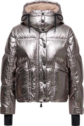 Moncler Femme, Vestes, Gris, Taille: 40 FR Down Jacket