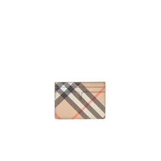 Burberry Check Kartenhalter - - Accessories - Herren - Beige - ONE SIZE