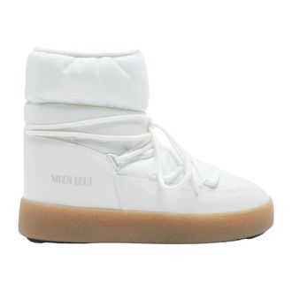 Moon Boot MB Ltrack Low Nylon Wp - Femme - Sport - Blanc - Taille: 38 EU