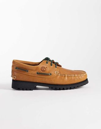 Timberland 3-Eye-Bootsschuh aus Weizennubuk-Neutral