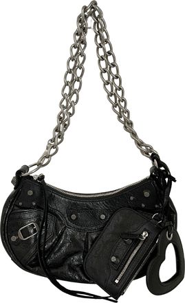 Balenciaga Hobo Bags - Balenciaga Le Cagole XS Shoulder Bag with Chain - Gr. unisize - in Schwarz - f&uuml;r Damen