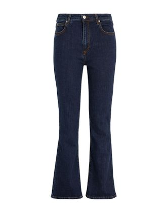 8 by YOOX ORGANIC COTTON DENIM FLARED JEAN
