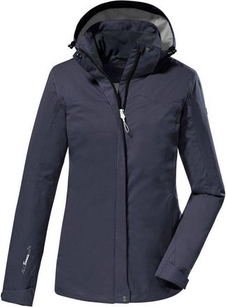 Killtec Outdoorjacke KOS 133 WMN JCKT Wasser- und winddichte Damenjacke mit abnehmbarer Kapuze