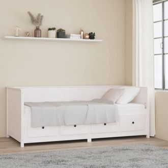 Festnight Tagesbett 80x200 cm mit Schubladen Sofabett Bettsofa Holz Schlafsofa G&auml;stebett Kinderbett Bett Funktionsbett Doppelbett Einzelbett Jugendbett Bettgest