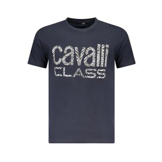 Cavalli Regular Fit T-Shirt - - Tops - Herren - Blau - M