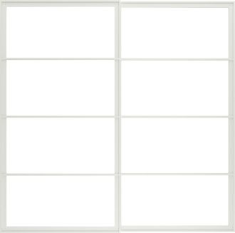 IKEA PAX Rahmen f Schiebetürpaar mit Schiene