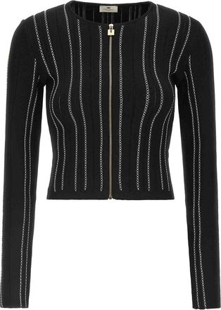 Elisabetta Franchi Cardigan - Schwarz
